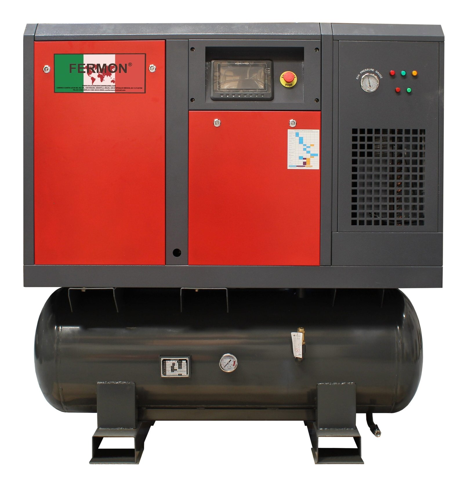 Compresor de Tornillo 30HP PMVSD 16 BAR - Grupo FERMON