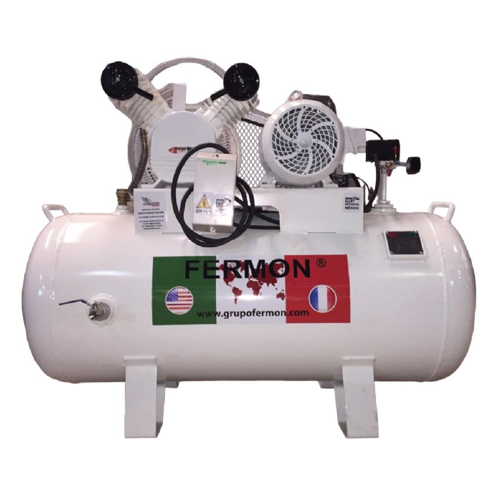 Compresor Libre de Aceite 10HP-VER T/500L - Grupo FERMON